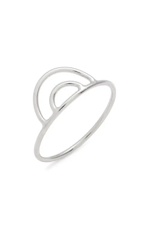 NASHELLE Rainbow Ring - Sterling Silver