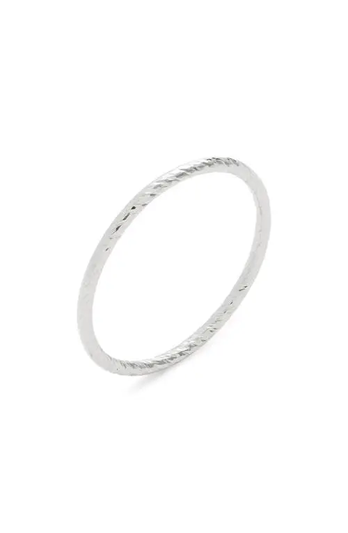 NASHELLE Sparkler Stackable Ring - Sterling Silver