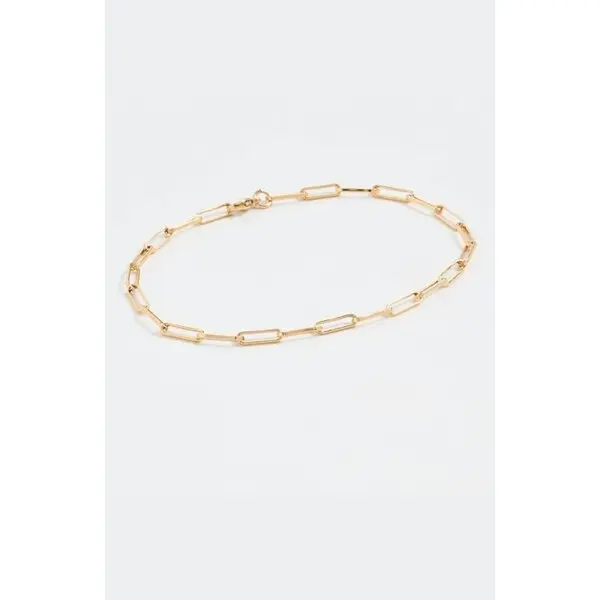 GWEN BELOTI Layla Link Anklet - Gold