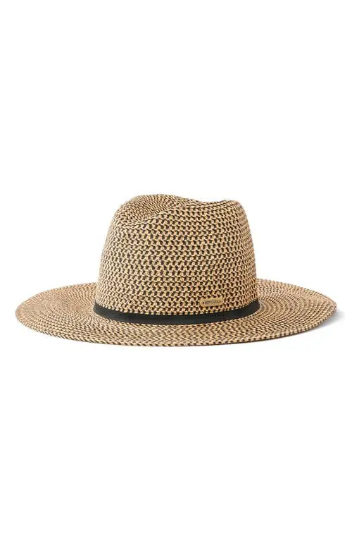 Rip Curl Classic Panama Straw Hat - Black/tan