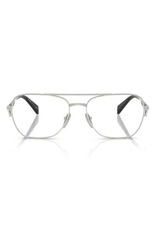 Prada 59mm Aviator Eyeglasses