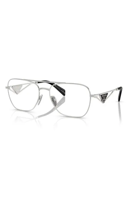 Prada 59mm Aviator Eyeglasses