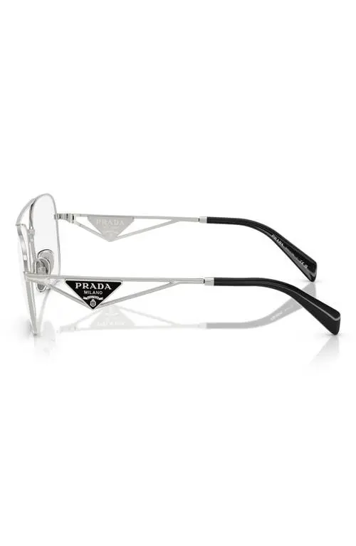 Prada 59mm Aviator Eyeglasses