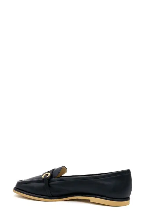 AMALFI BY RANGONI Generosa Leather Loafer - Black Vaporr