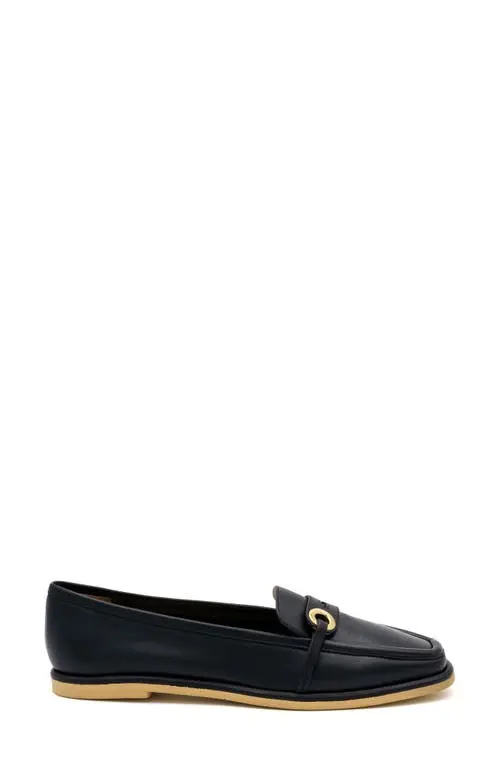 AMALFI BY RANGONI Generosa Leather Loafer - Black Vaporr