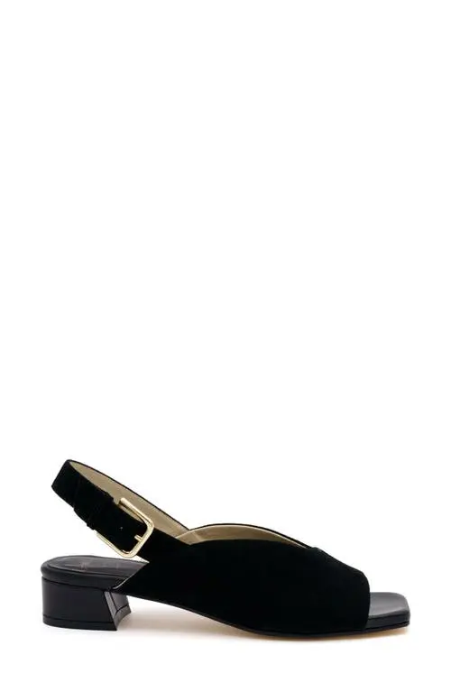 AMALFI BY RANGONI Balista Slingback Sandal - Black Cashmere