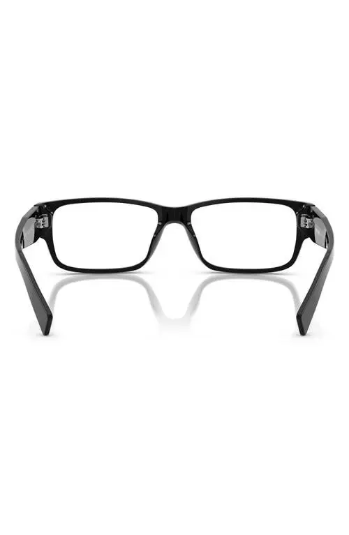 Prada 57mm Rectangular Eyeglasses