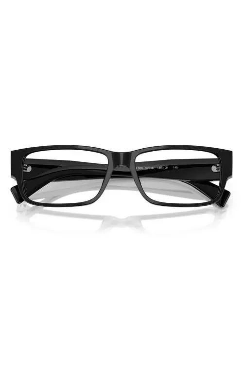 Prada 57mm Rectangular Eyeglasses