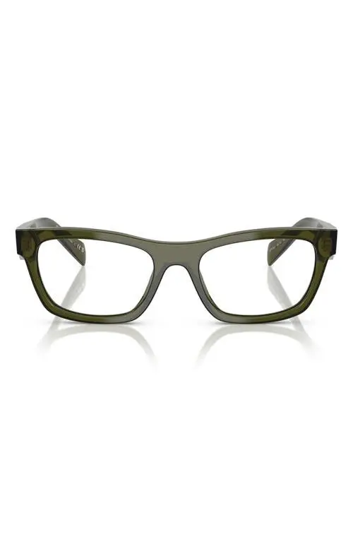 Prada 54mm Butterfly Eyeglasses - Clear