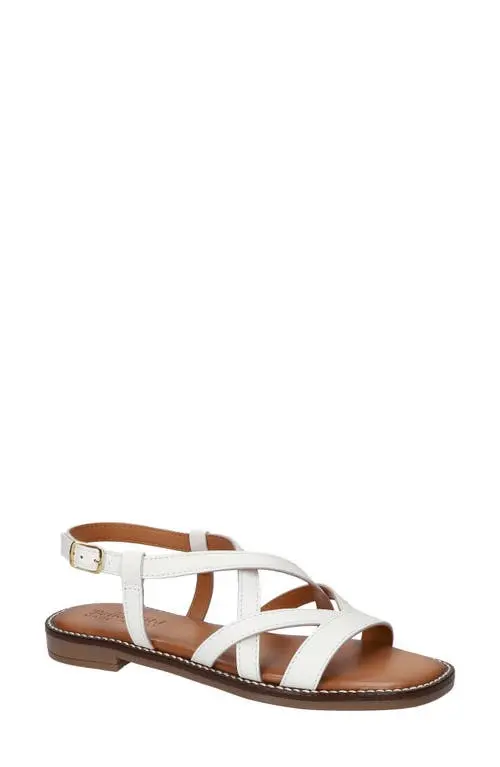 BELLA VITA Tya Strappy Sandal - White Italian Leather