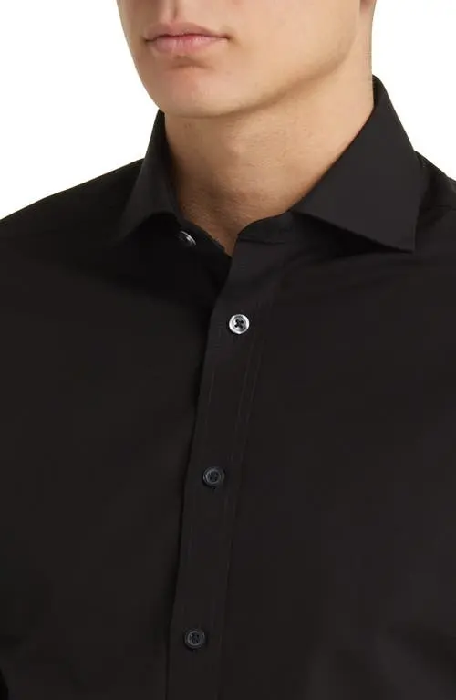 CHARLES TYRWHITT Non-iron Poplin Cutaway Slim Fit Shirt Double Cuff