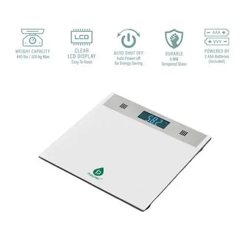 PURSONIC Bilingual Talking Bathroom Scale Precision Meets Convenience