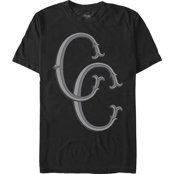 CROOKS & CASTLES Initials Logo Short Sleeve Graphic T-shirt - Black