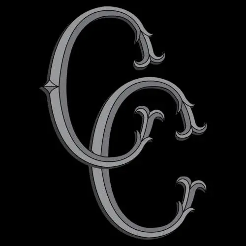 CROOKS & CASTLES Initials Logo Short Sleeve Graphic T-shirt - Black