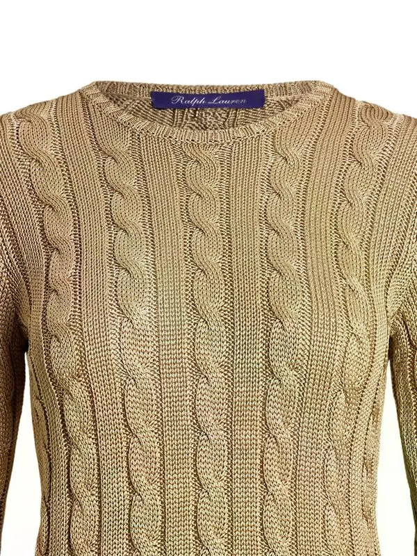 Ralph Lauren Silk Knit Sweater - Neutrals
