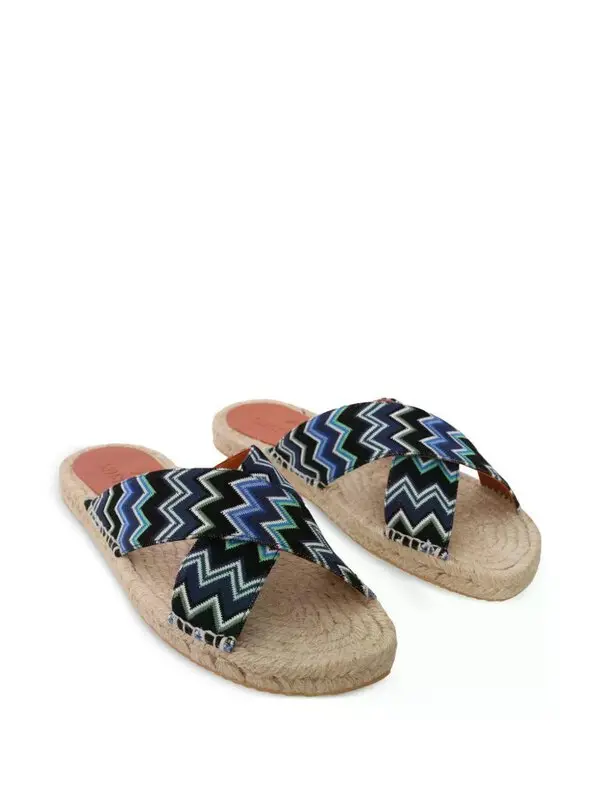 Missoni Naxos Slides - Blue