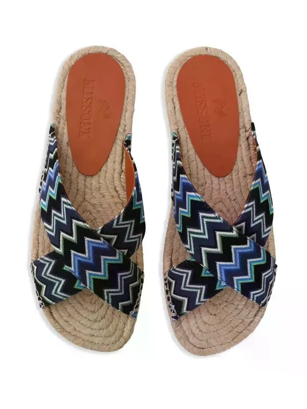 Missoni Naxos Slides - Blue