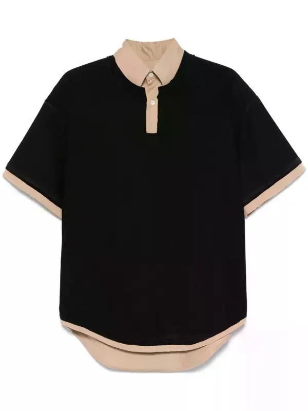 MAISON MARGIELA Layered-effect Polo Shirt