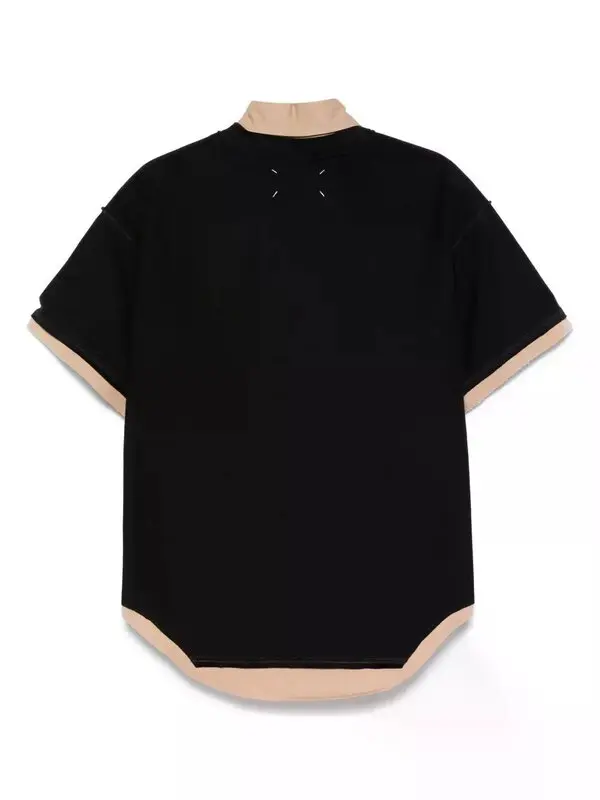 MAISON MARGIELA Layered-effect Polo Shirt