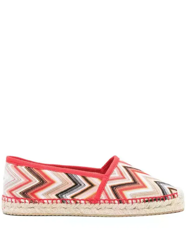 Missoni Zigzag Espadrilles - Red