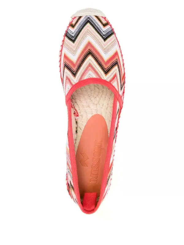 Missoni Zigzag Espadrilles - Red