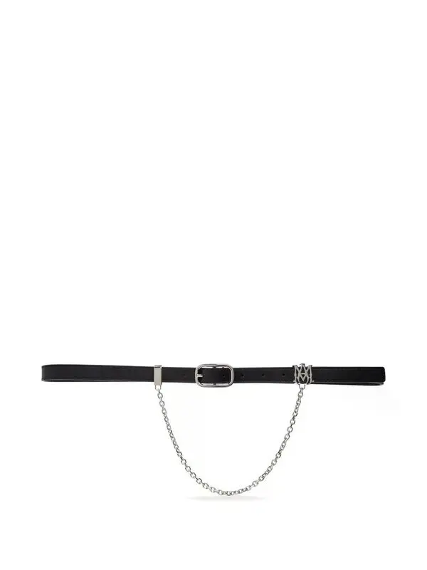 Amiri Chain-detail Leather Belt