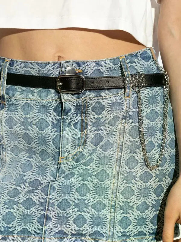 Amiri Chain-detail Leather Belt