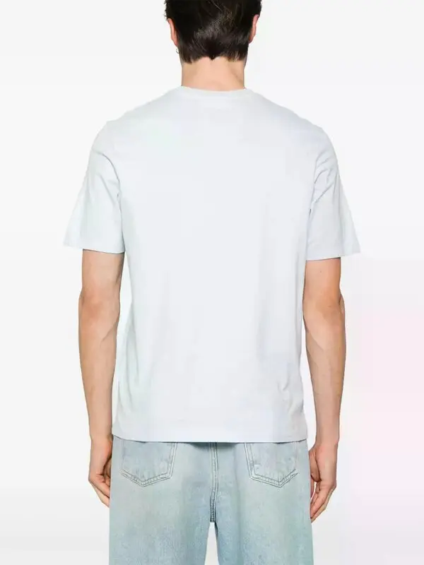 Maison Kitsuné Fox Head-patch T-shirt - Blue