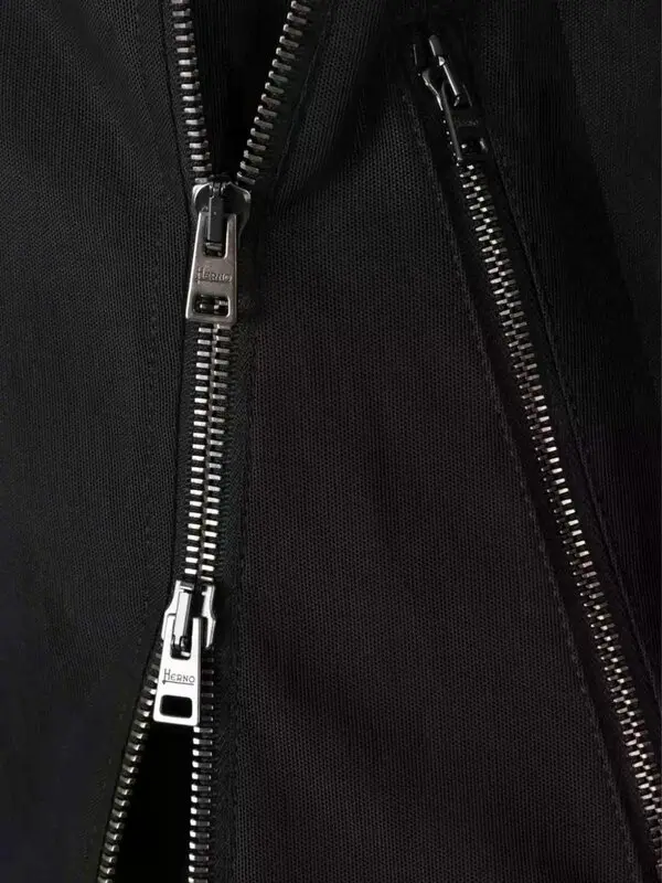 Herno Zip-up Biker Jacket