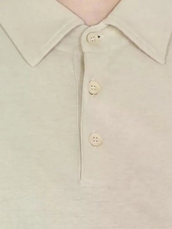 ZANONE Cotton Polo Shirt - Neutrals