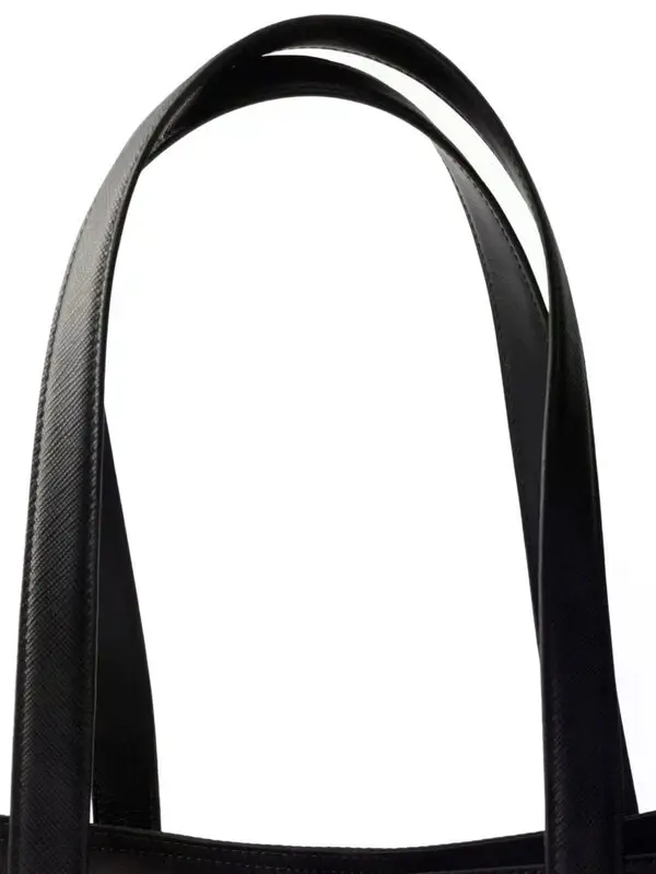 Prada Re-edition 1978 Medium Re-nylon And Saffiano Leather Tote Bag - Black