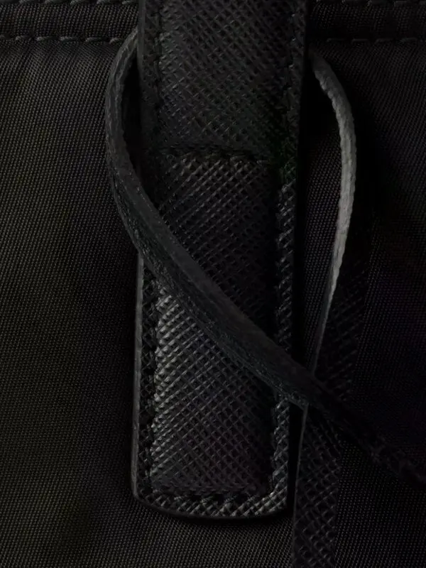 Prada Re-edition 1978 Medium Re-nylon And Saffiano Leather Tote Bag - Black