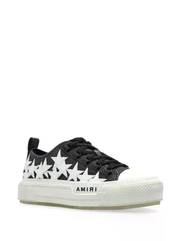 Amiri Stars Court Sneakers - Black