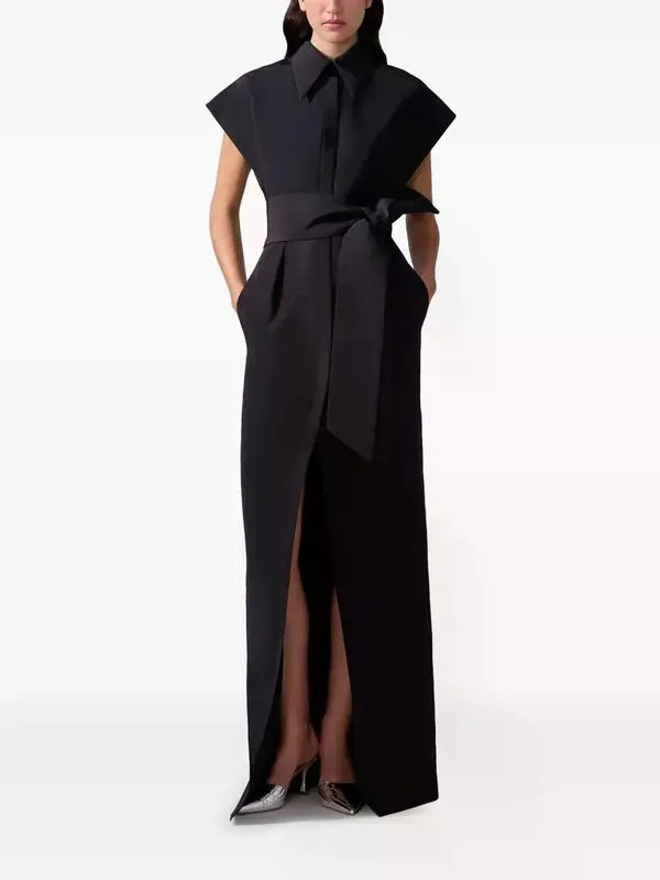 Carolina Herrera Cap-sleeve Gown