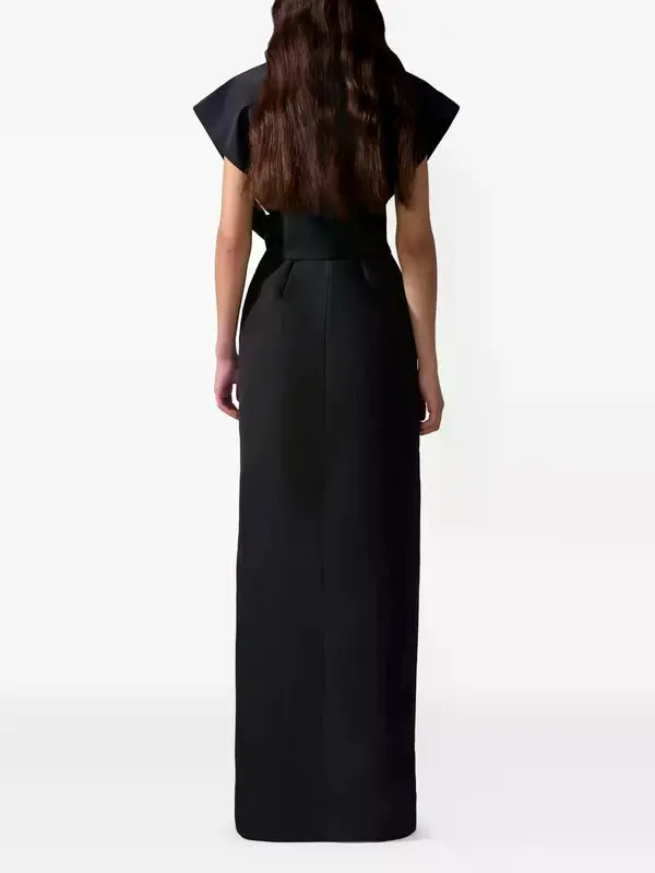 Carolina Herrera Cap-sleeve Gown