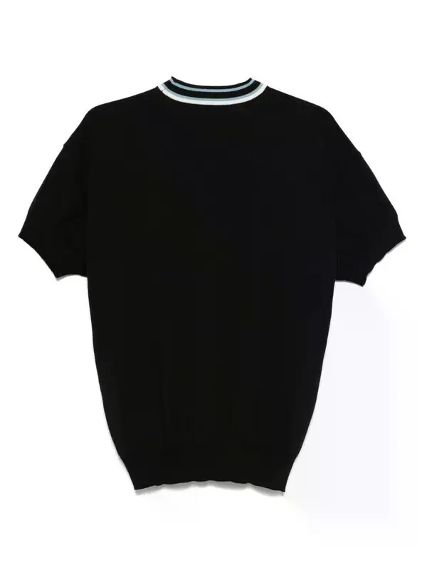 Plan C Striped Cotton T-shirt