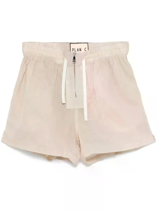 Plan C Cotton Organza Shorts