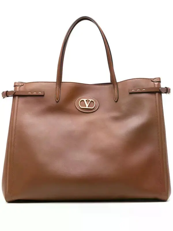 Valentino Garavani Medium Antibes Tote Bag - Brown