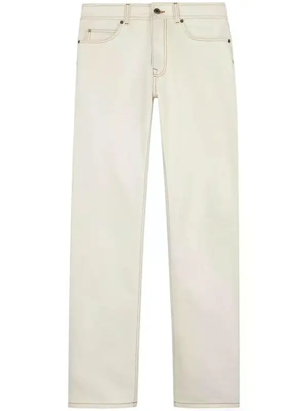 TOD'S Cotton Straight Leg Jeans