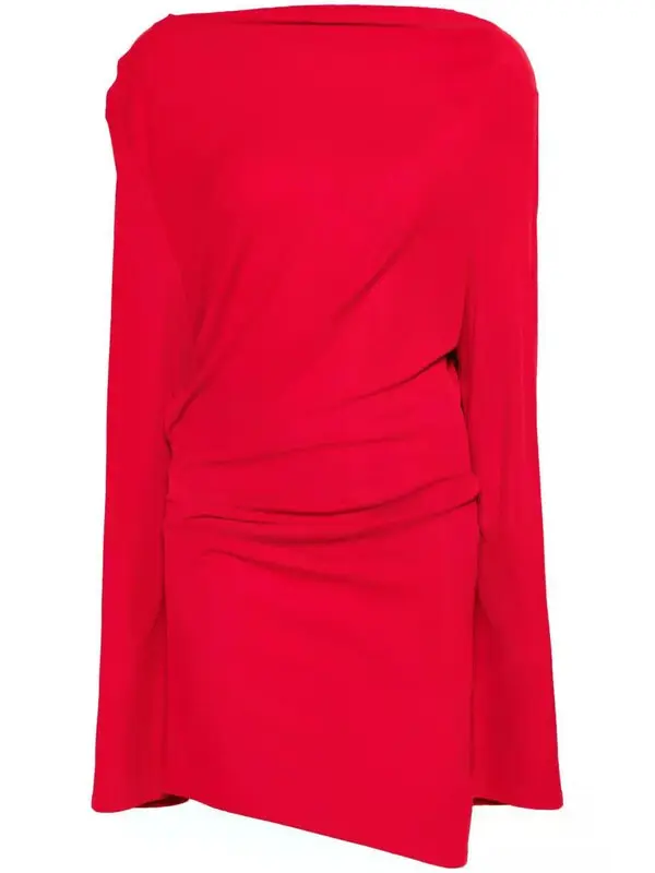 Jacquemus Draped Mini Dress - Red