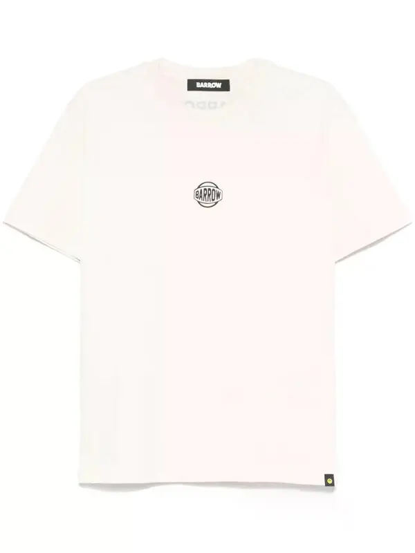 BARROW Raised-logo T-shirt - Neutrals
