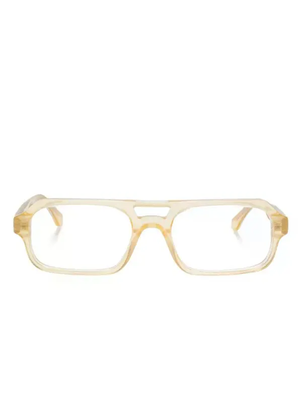 RETROSUPERFUTURE Numero 128 Glasses - Yellow