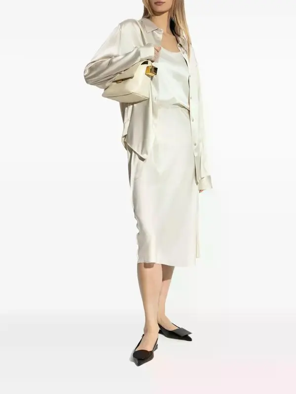 LISA YANG Silk Skirt - Neutrals