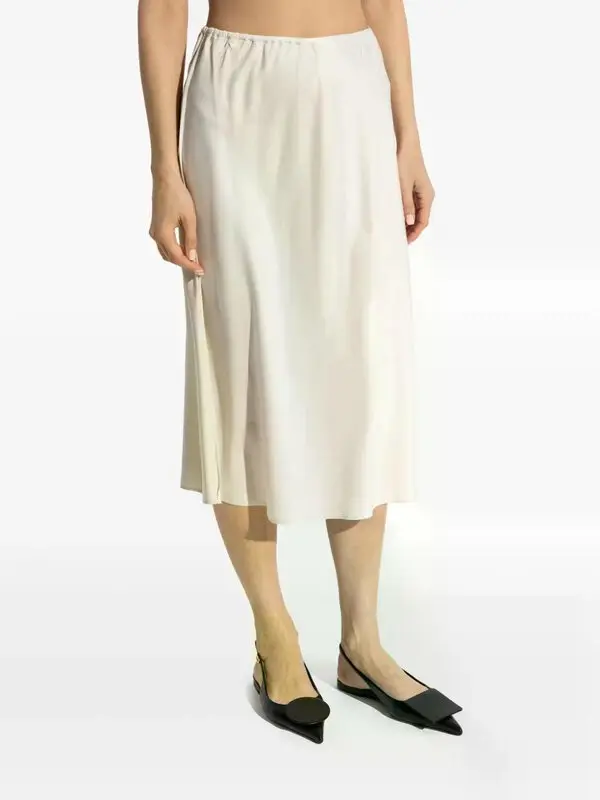 LISA YANG Silk Skirt - Neutrals