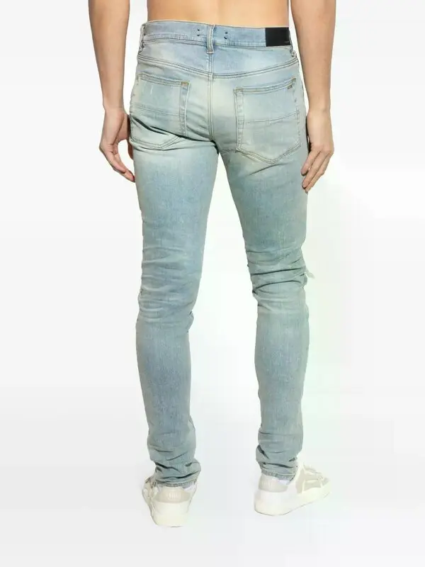 Amiri Embroidered Skinny Jeans