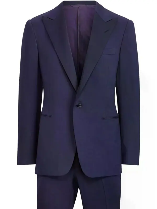 Ralph Lauren Purple Label Peak-lapels Suit - Blue