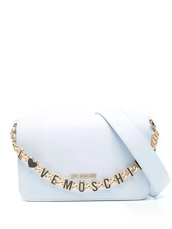Moschino Logo-lettering Tote Bag - Blue