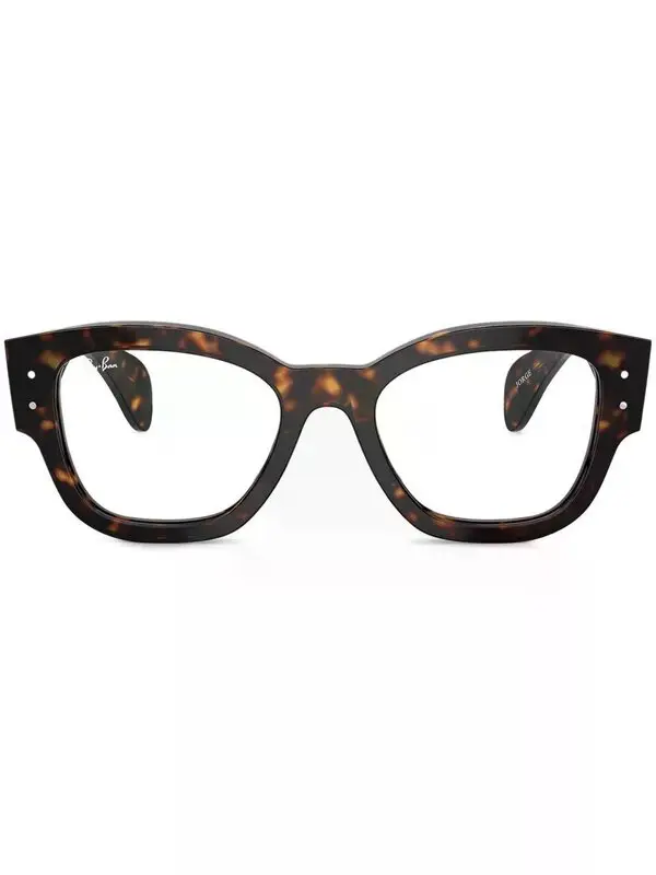 Ray-ban Jorge Square-frame Glasses - Brown