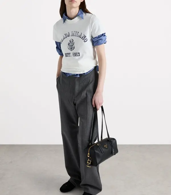 Prada Cotton Logo T-shirt