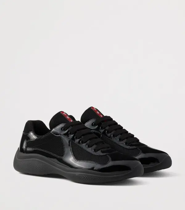 Prada America's Cup Sneakers - Black